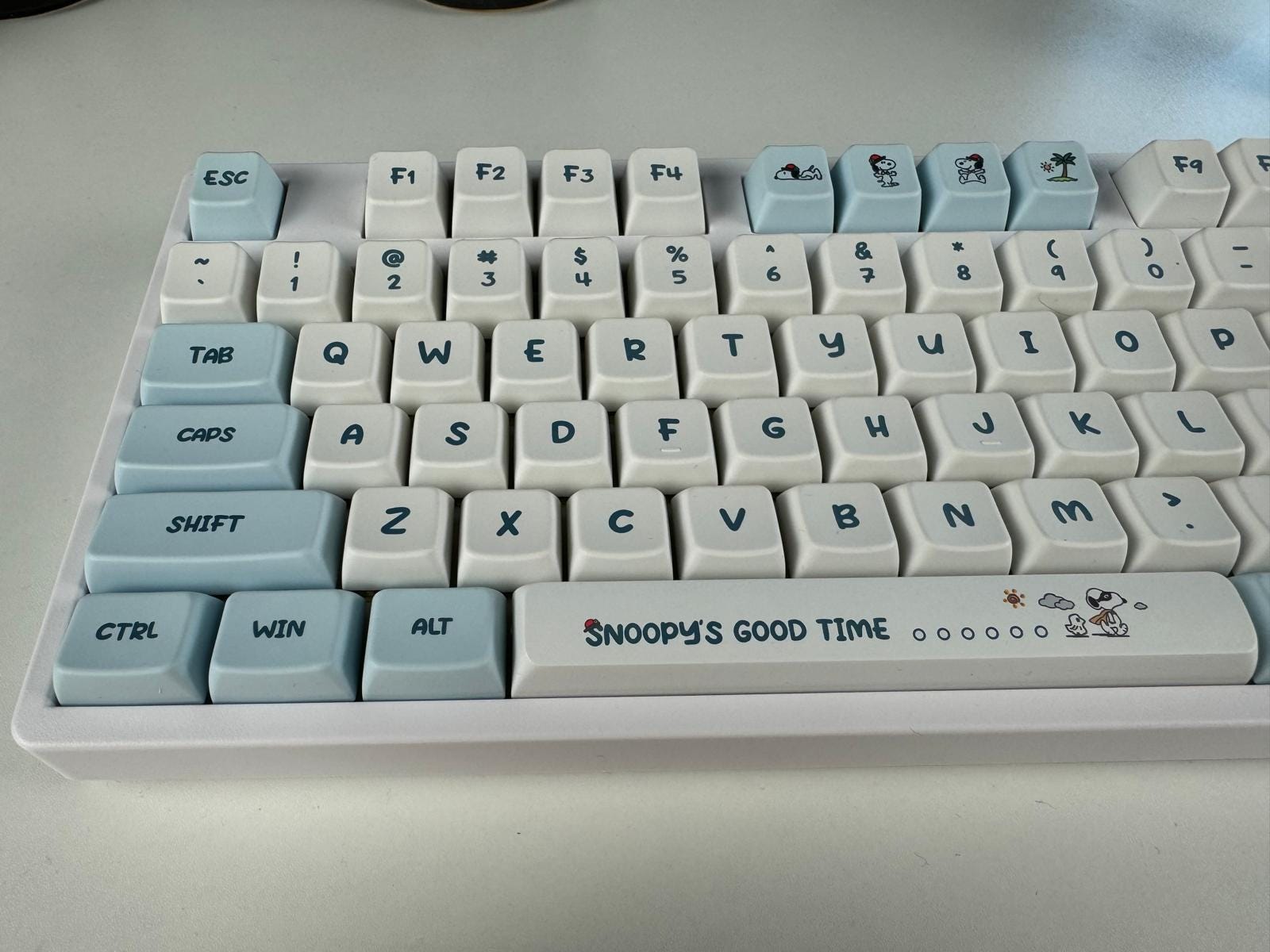 Cute Snoopy Keycap Set, Cartoon Keycap, Custom Keycaps for Mechanical ...