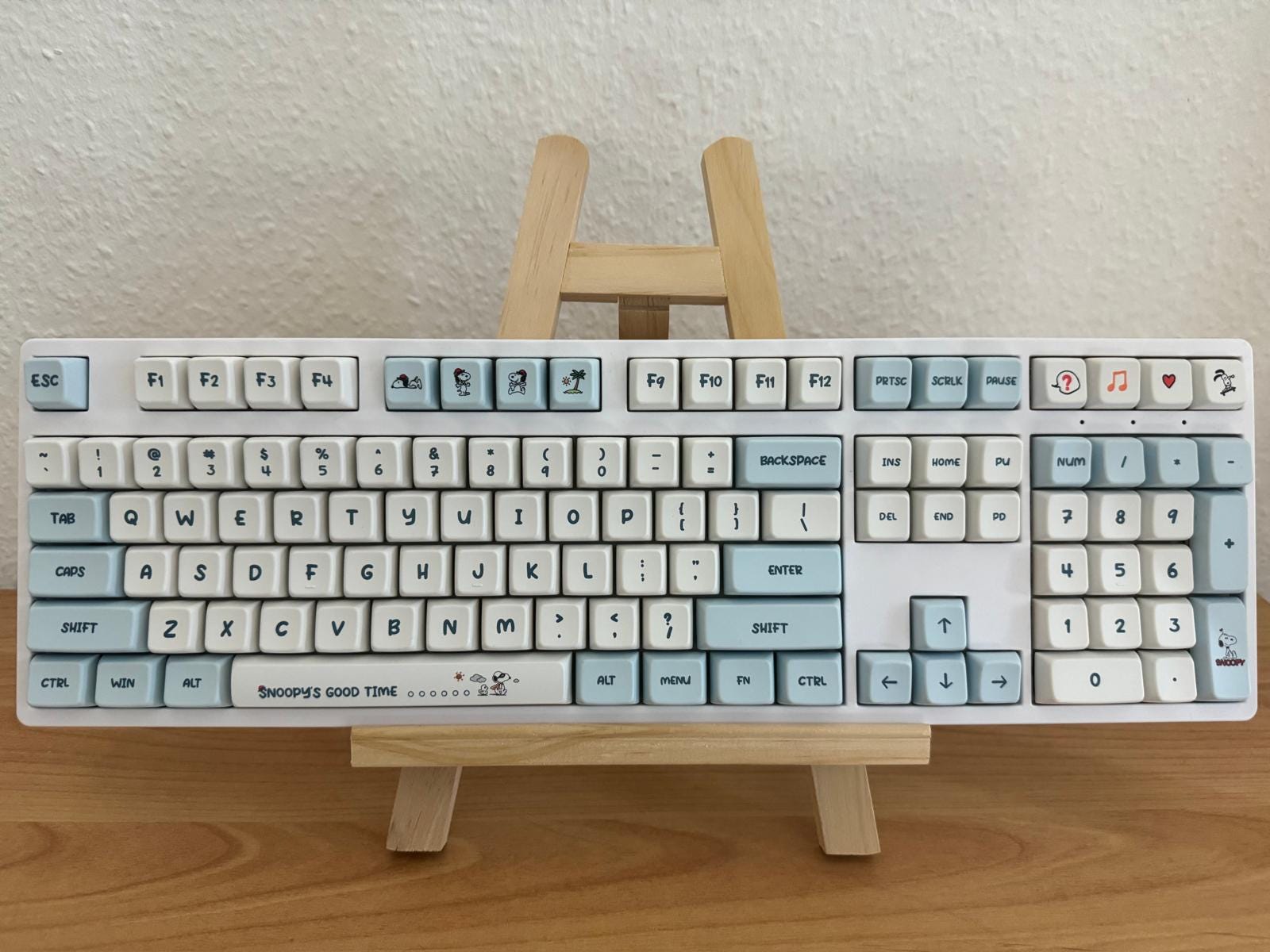 Cute Snoopy Keycap Set, Cartoon Keycap, Custom Keycaps for Mechanical ...