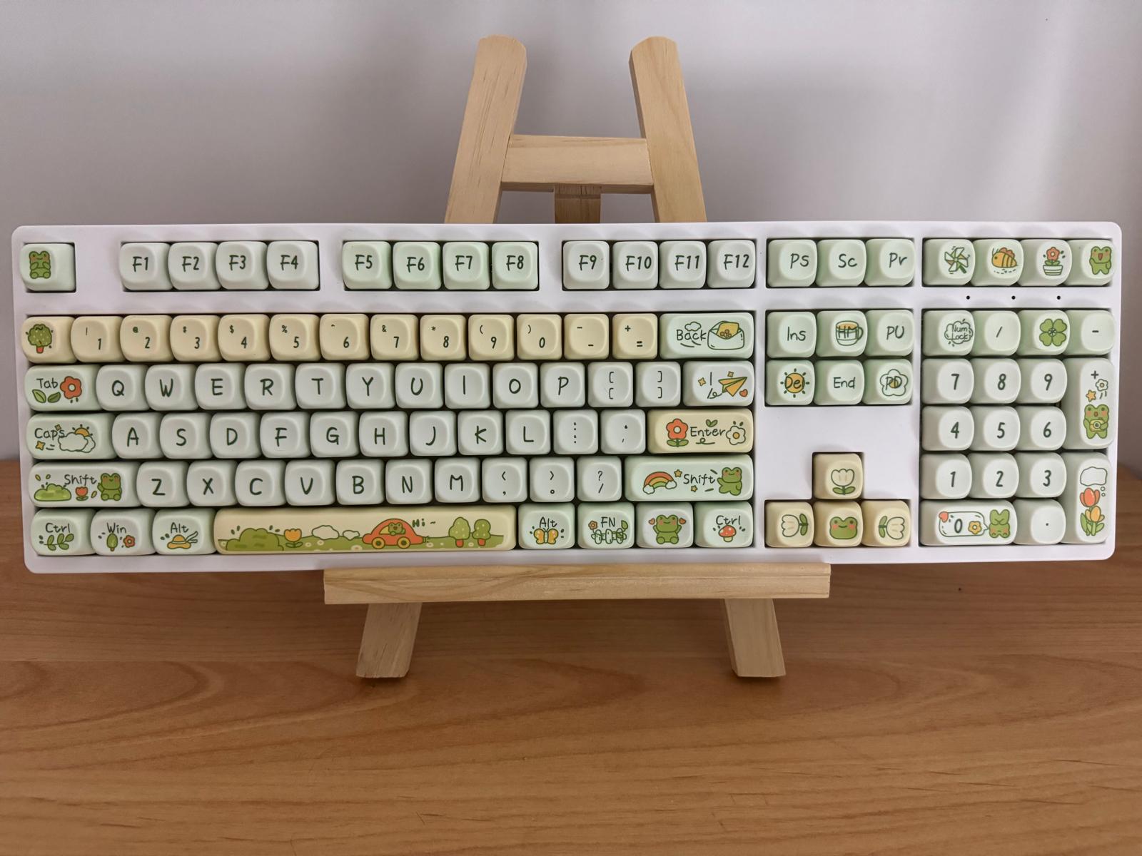 Cute Animal Theme Keycap Set, Cute Frog Keycap Set for Mechanical ...