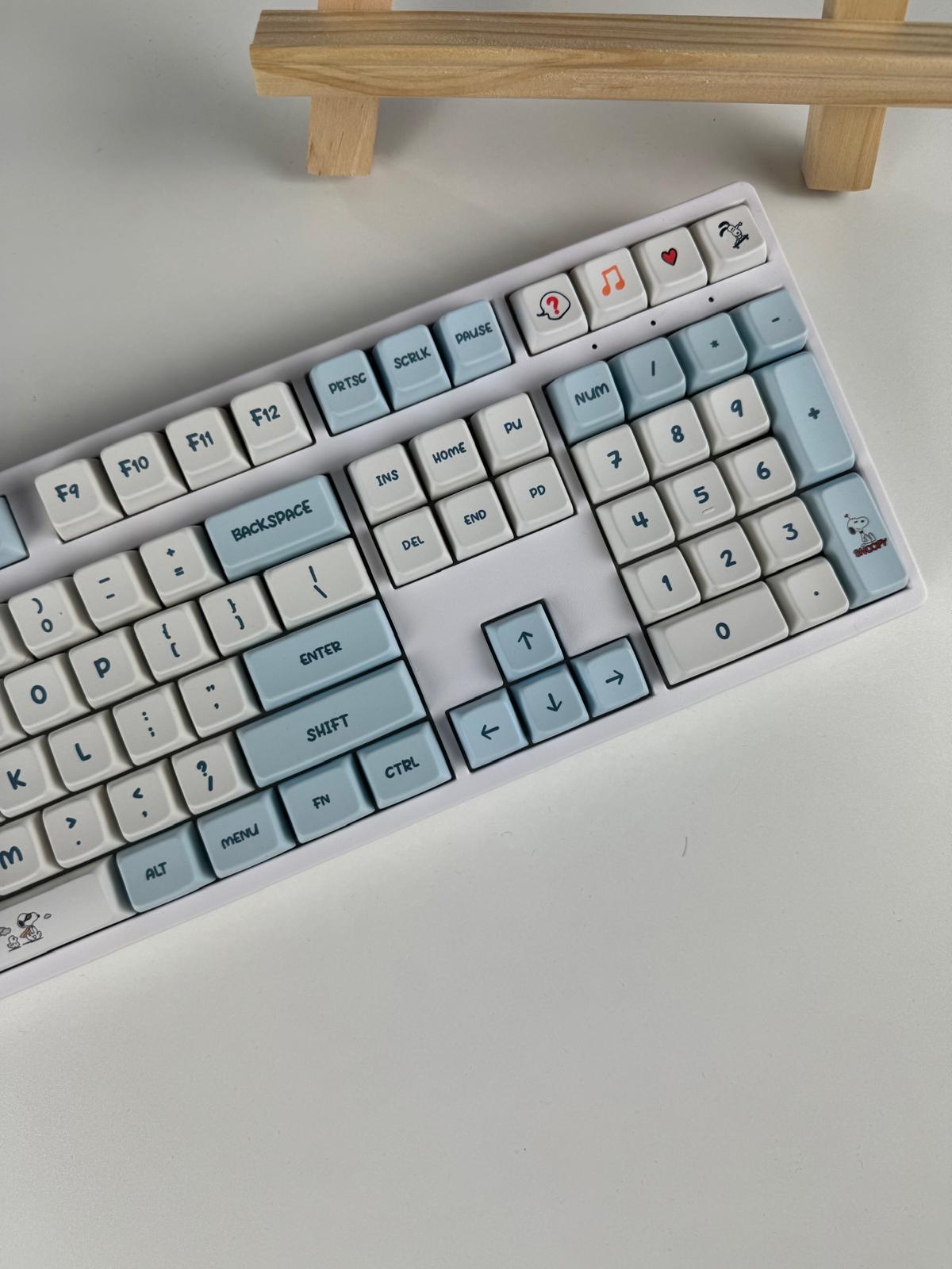 Cute Snoopy Keycap Set, Cartoon Keycap, Custom Keycaps for Mechanical ...
