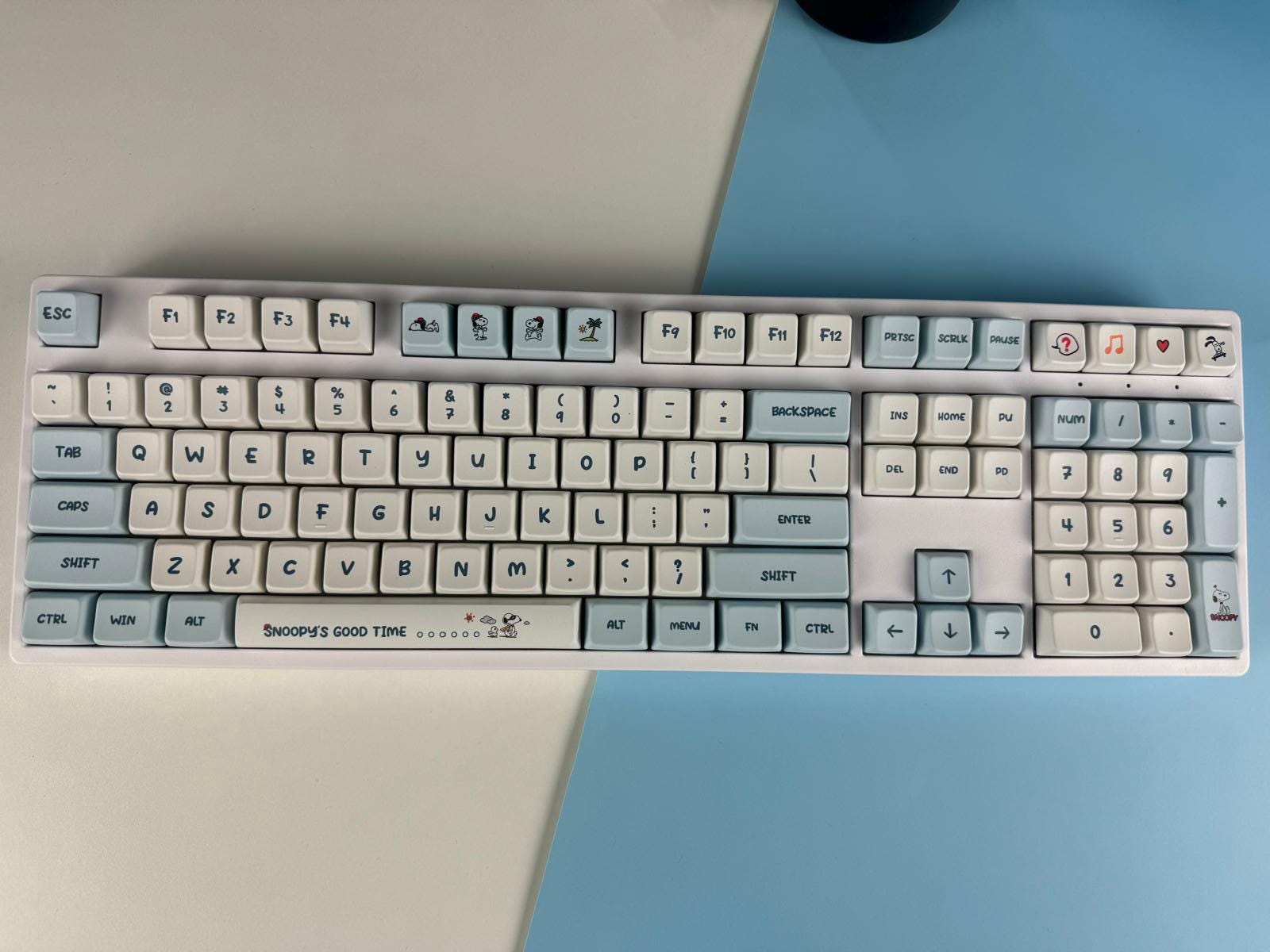 Cute Snoopy Keycap Set, Cartoon Keycap, Custom Keycaps for Mechanical ...