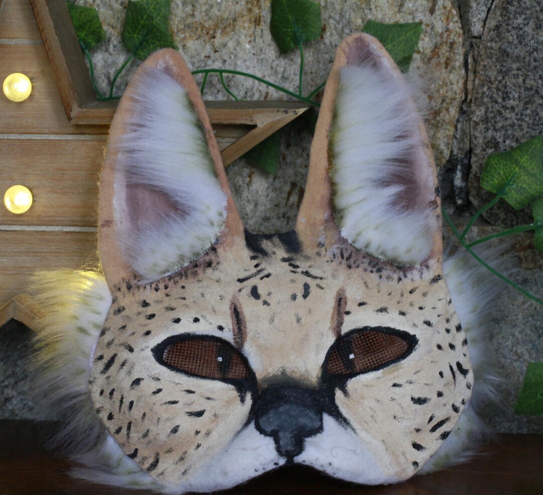 Serval Cat Mask - Etsy
