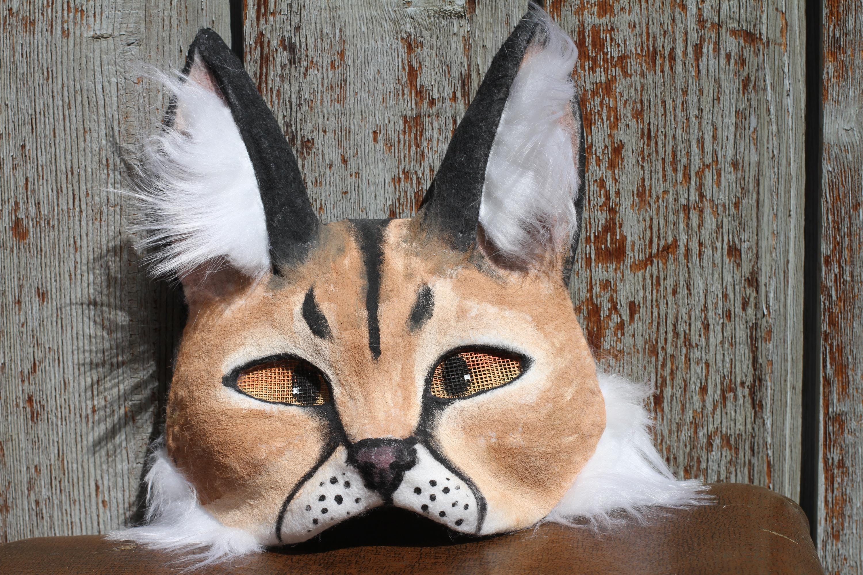 Caracal Cat Mask - Etsy