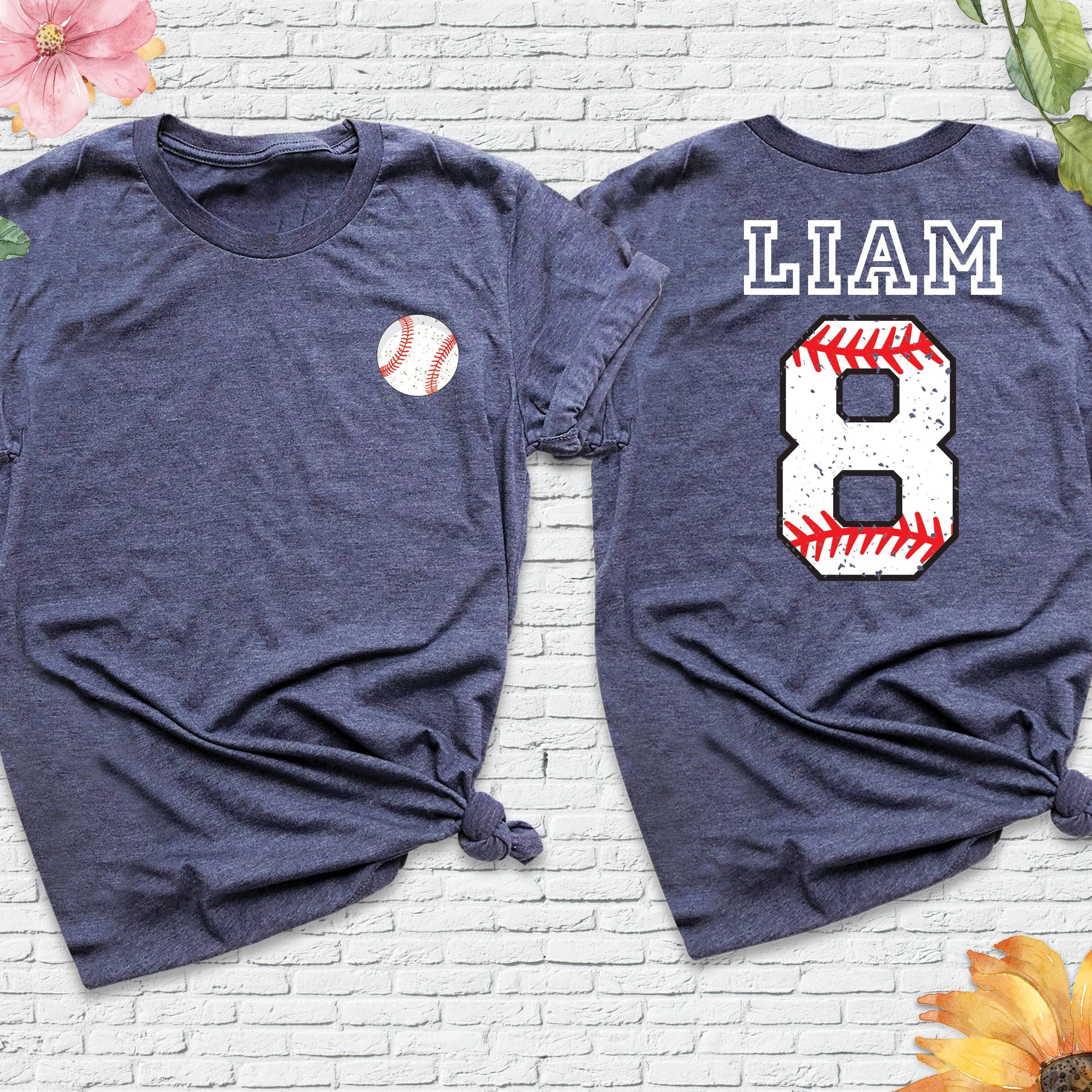 Custom Number Name Baseball Shirt, Game Day Tee, Baseball Fan Shirts ...