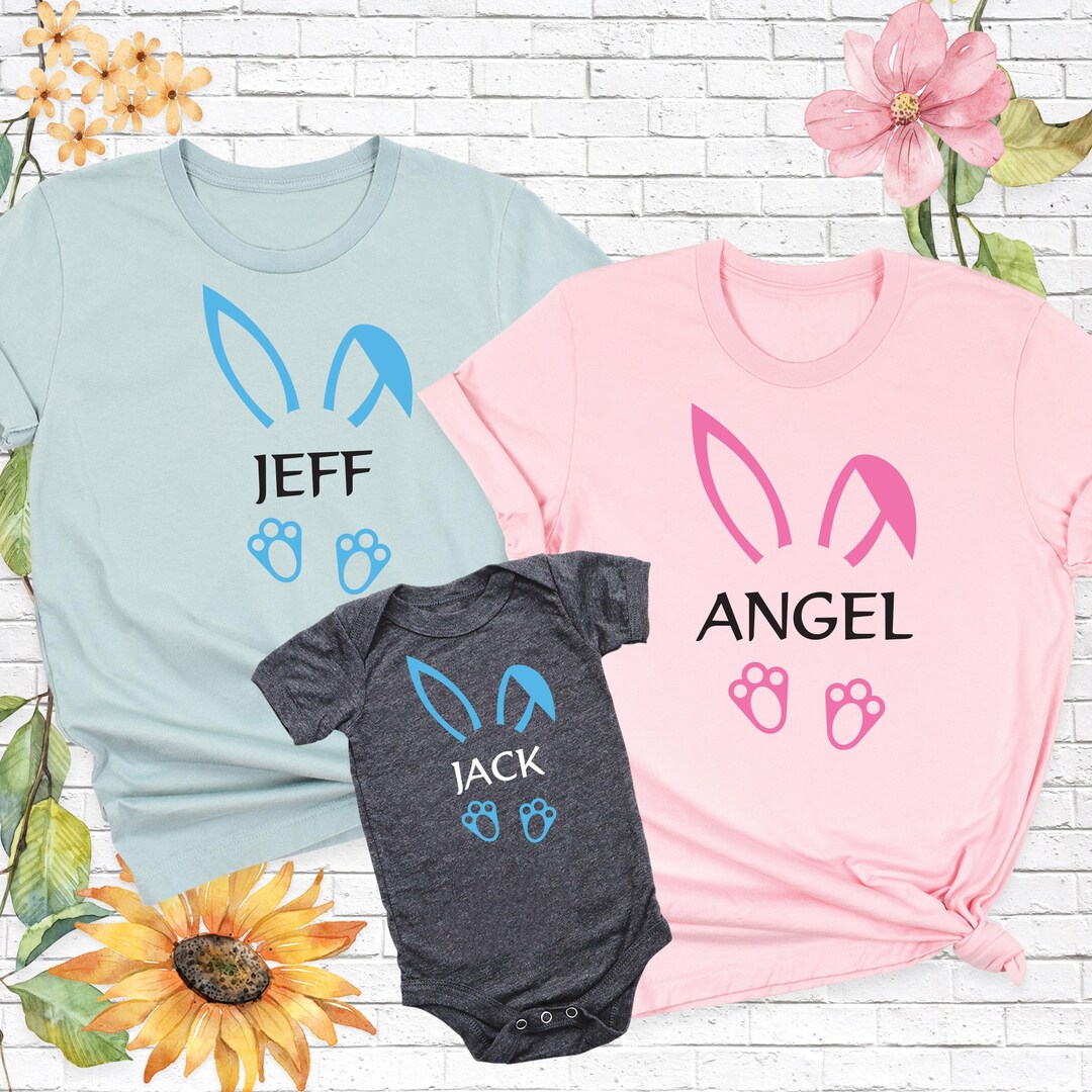 Personalized Easter Shirt, Easter Family Matching Shirt, Easter Day ...