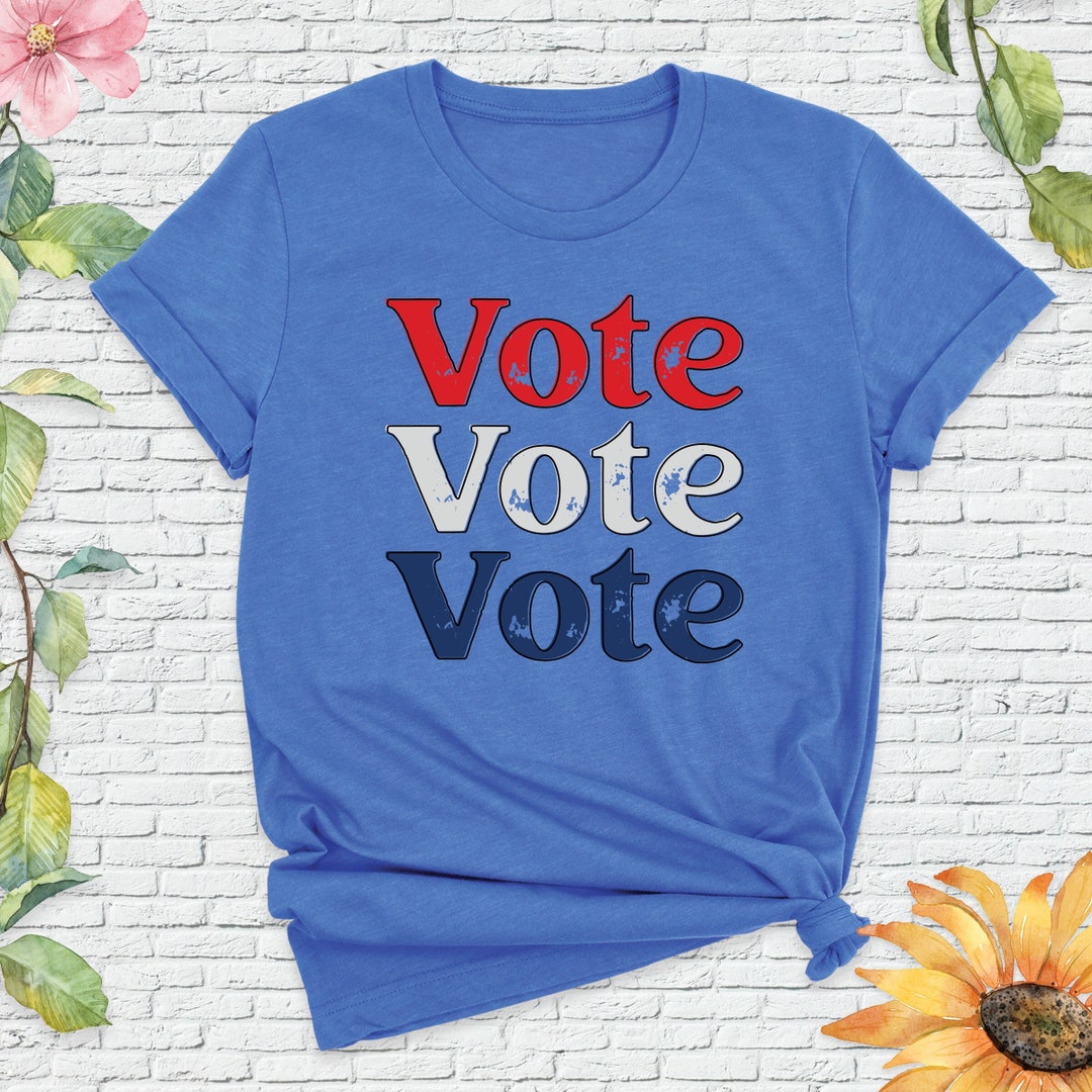 Vintage Vote Shirt, 2024 Election Tshirt, Red White and Blue Graphic ...