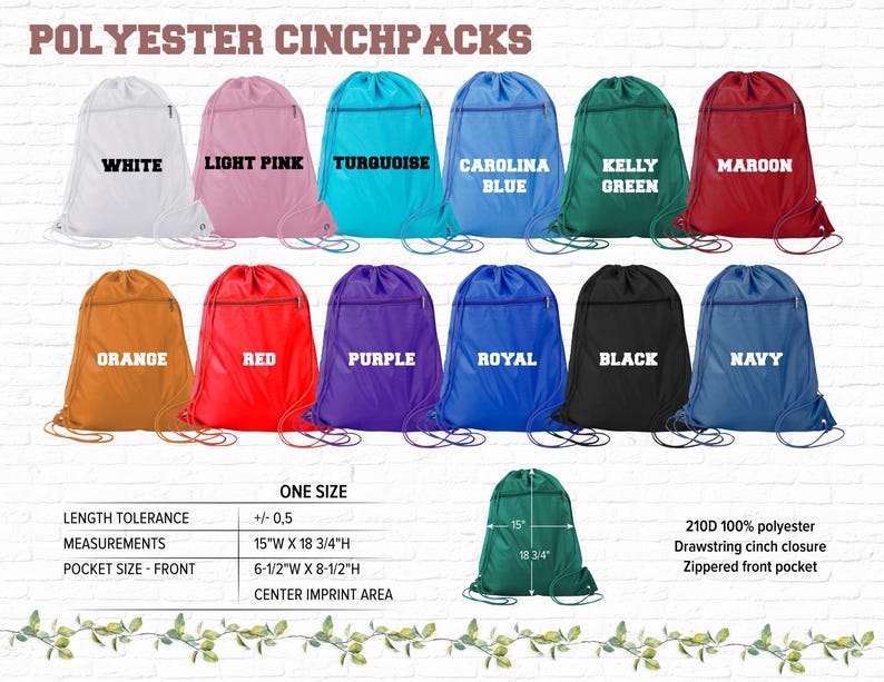 Custom Soccer Drawstring Bag, Soccer Backpack, Soccer Team Camp Gift ...
