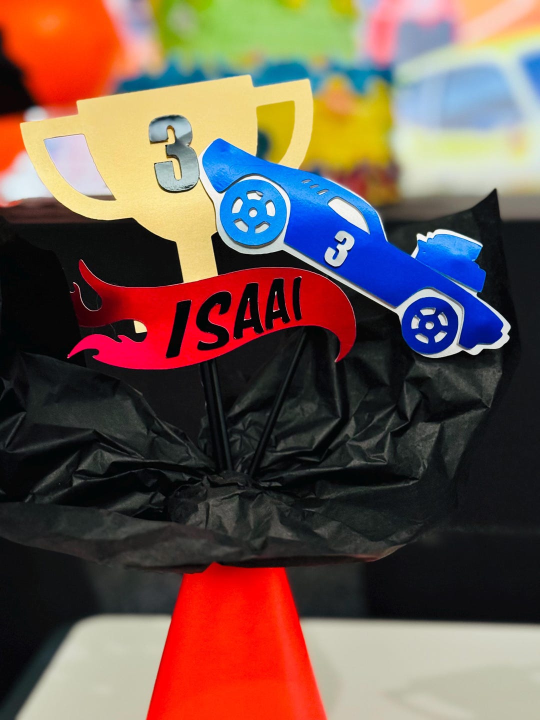 Custom Hot Rod Table Decorations pack of 6 - Etsy