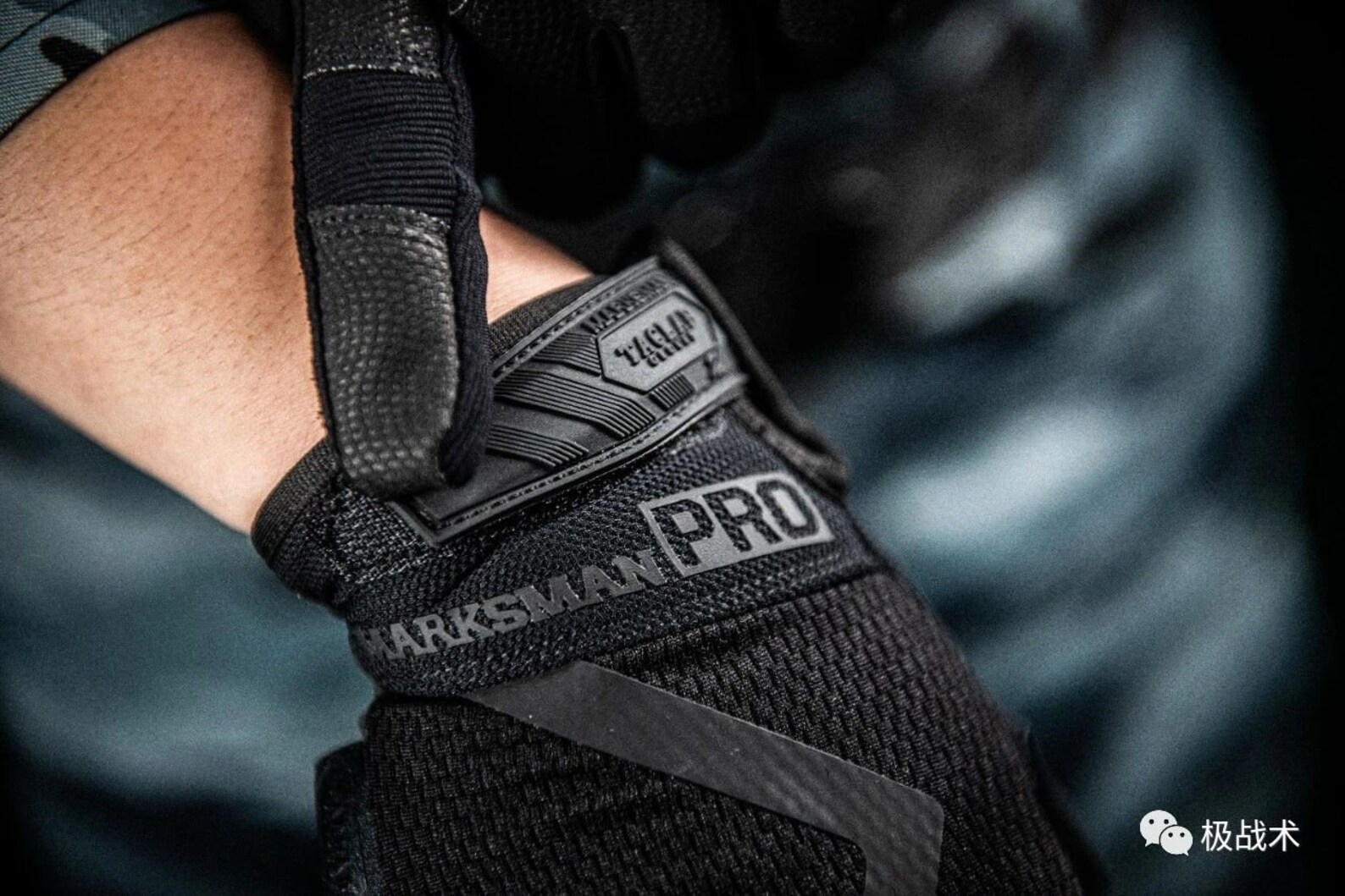 TACLAB MARKSMAN Pro 0.5mm Lightweight All Black High Dexterity Tactical ...