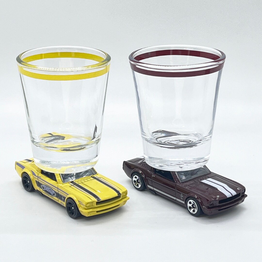 The ORIGINAL Hot Shot Shot Glass, '65 Ford Mustang 22 Fastback, You ...