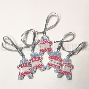 LGBTQ Pride Flag Gingerbread Ornaments, 1-sided, Hand Painted, Wooden ...