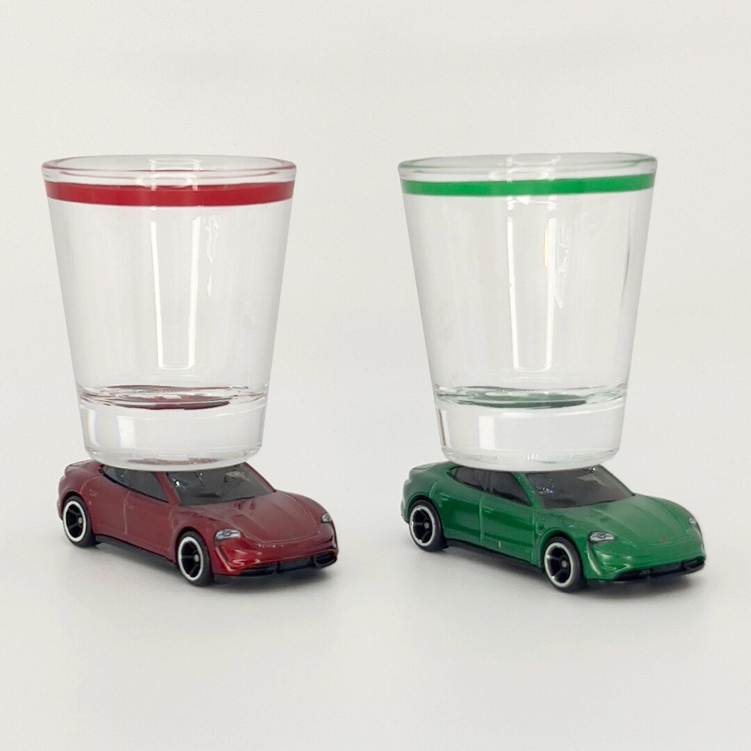 The ORIGINAL Hot Shot Shot Glass, You Choose, Taycan Turbo S, Red ...