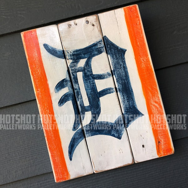 Detroit Tigers Wood Sign - Etsy