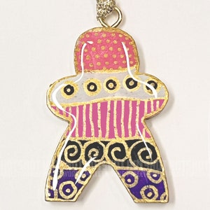 LGBTQ Pride Flag Gingerbread Ornaments, 1-sided, Hand Painted, Wooden ...