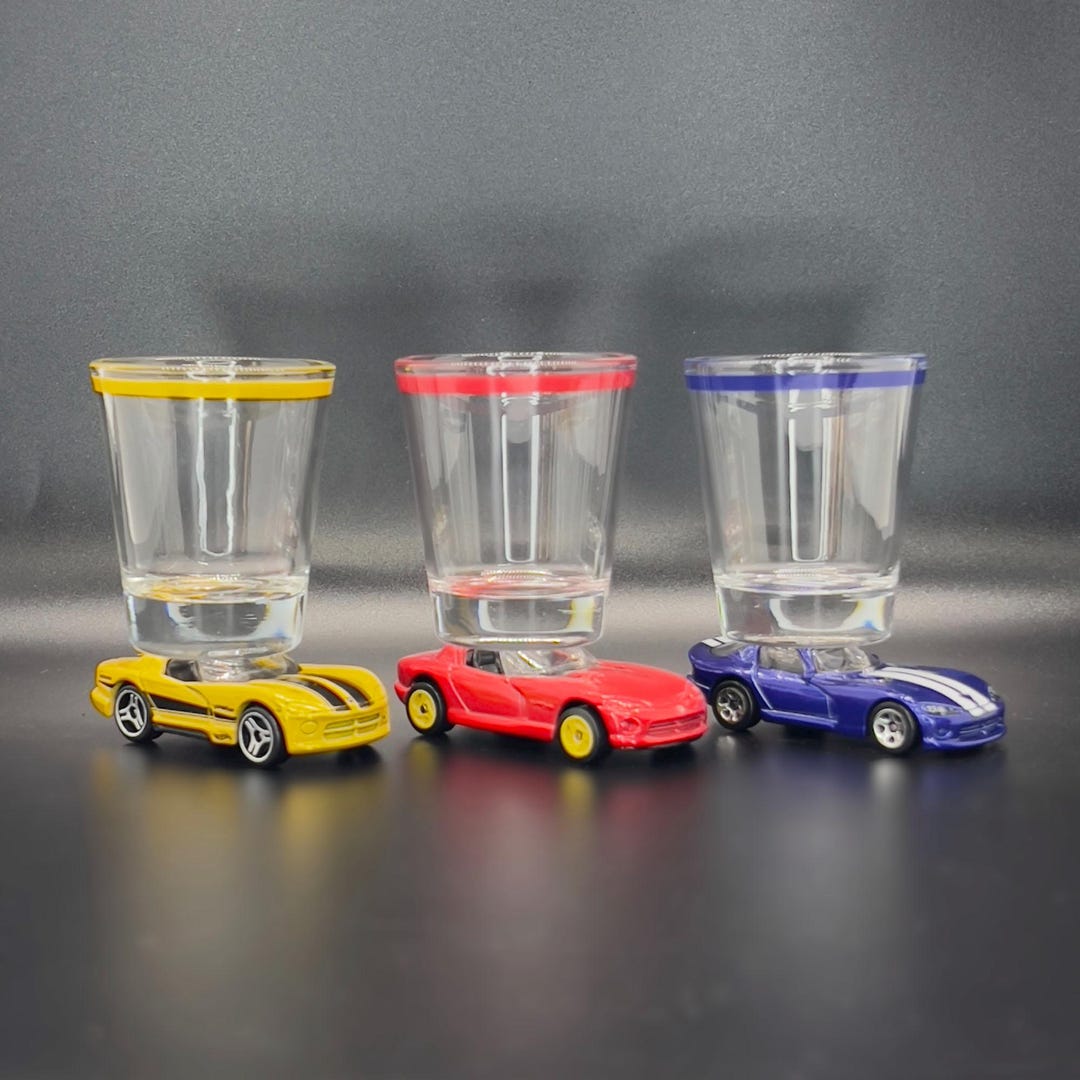 The ORIGINAL Hot Shot Shot Glass, You Choose '96 & '97 Dodge Vipers RT ...
