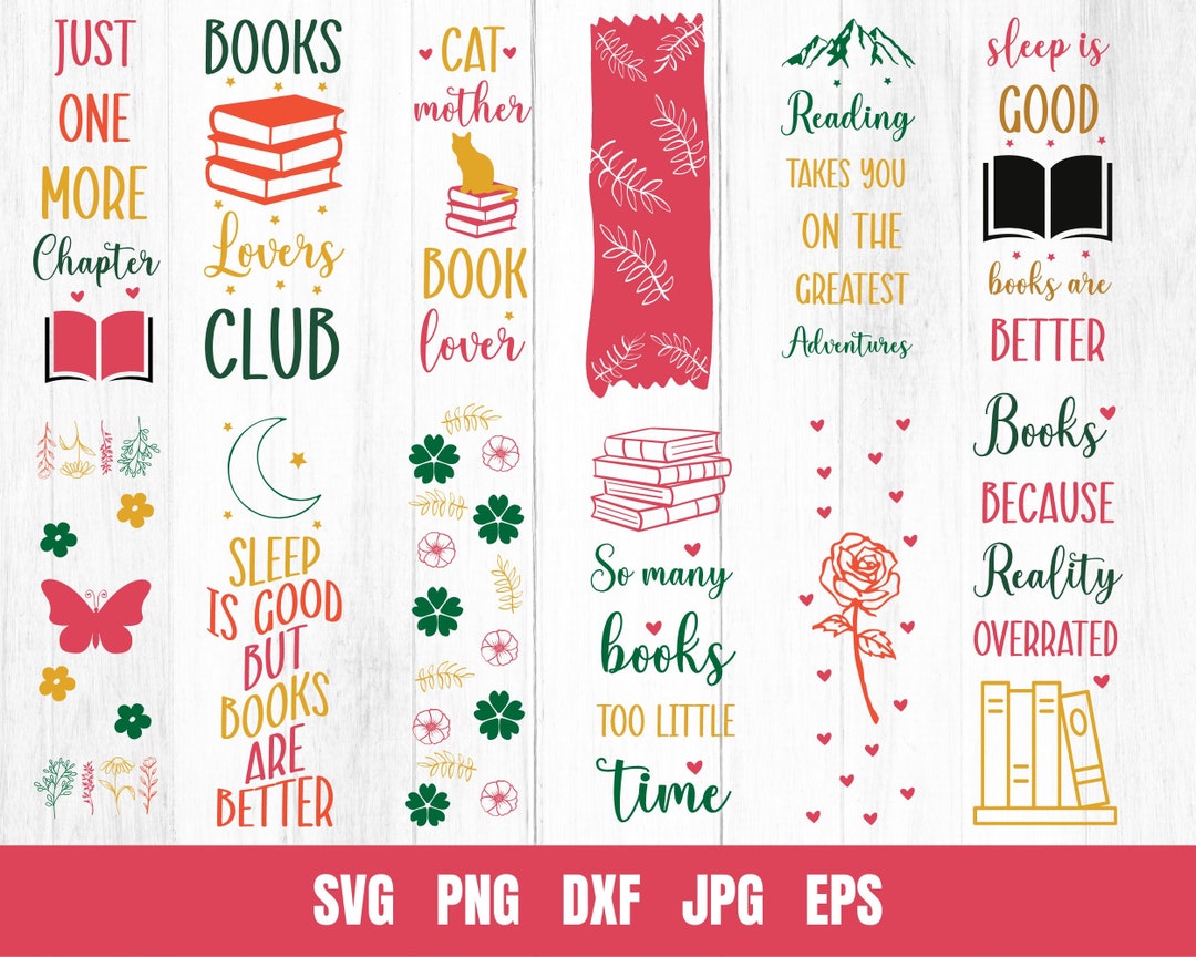 Bookmark Quote Svg,printable Bookmark.reading Svg,bookmark Svg-png ...