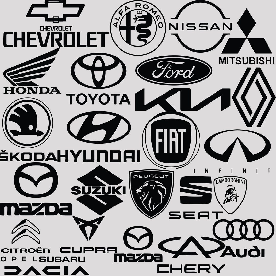 Car Logo SVG Bundle: Automotive Designs (digital Download) - Etsy