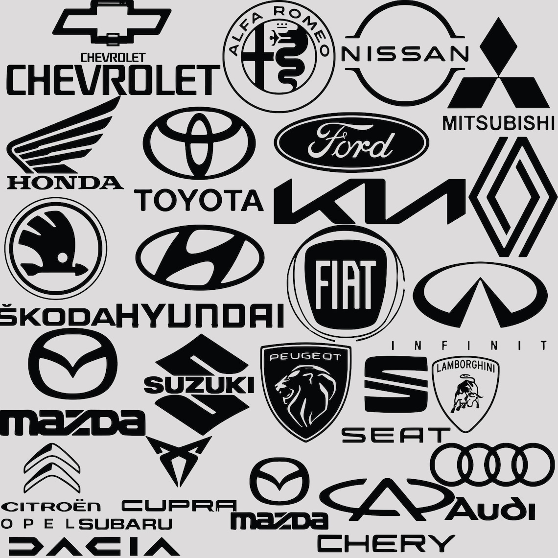 Car Logo Svg Bundle, Car Svg Design, Car Logo Png, Car Logo Png Bundle ...