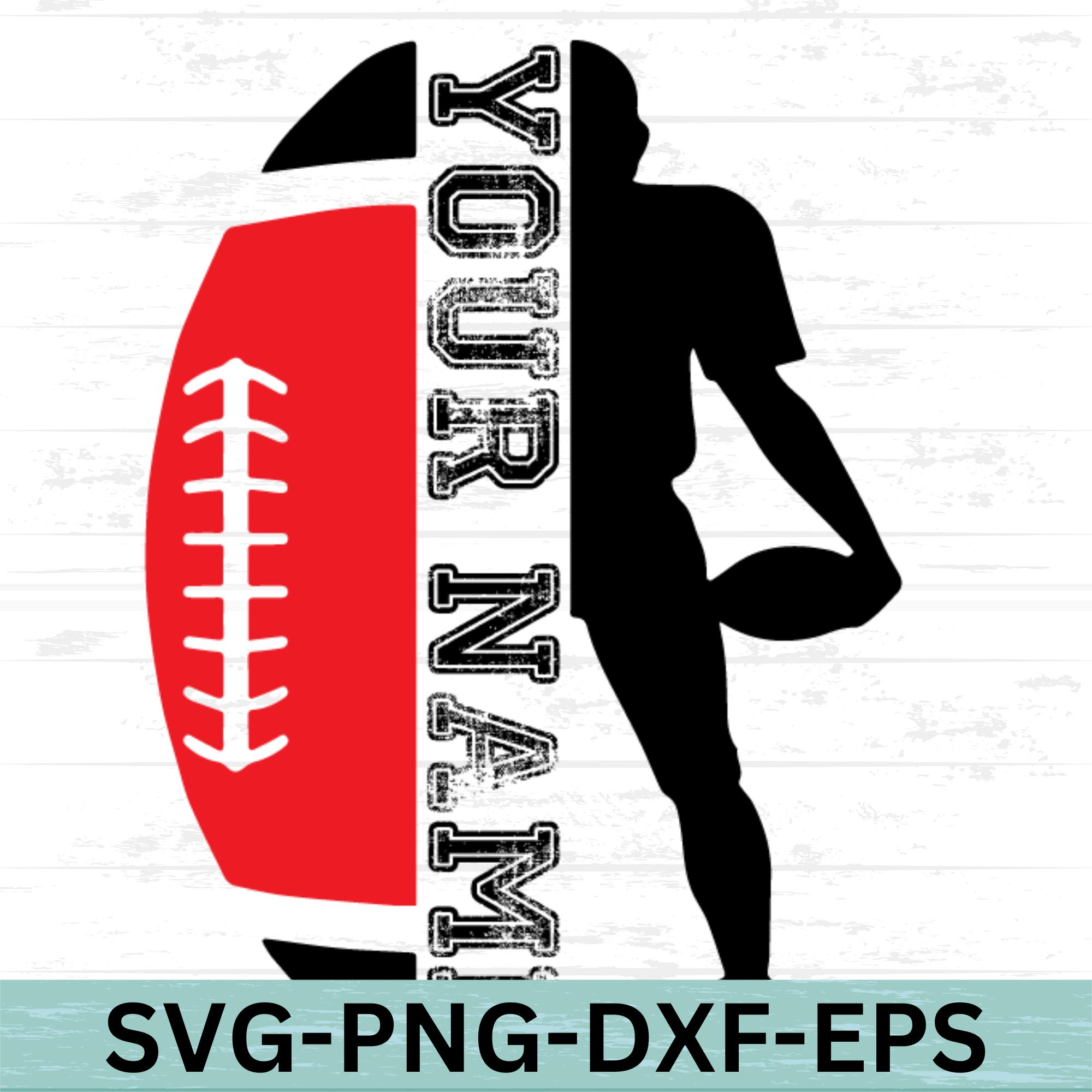 Custom Football Player Svg,customize Name Number Player,football Svg ...