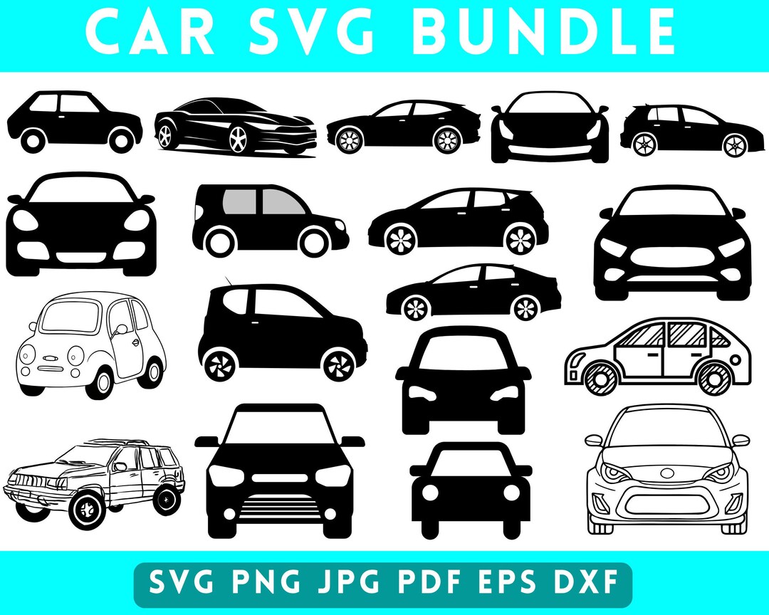 Car SVG Bundle • Racing Car Svg • Classic Car Clipart • Automotive ...