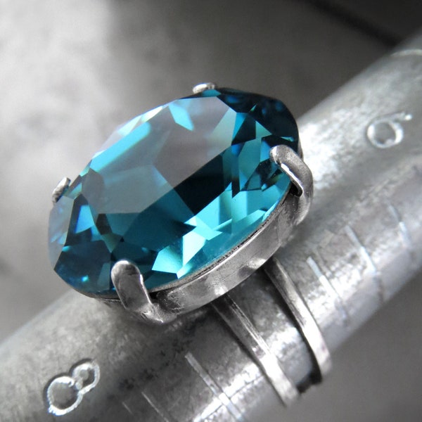 Aqua Ring - Etsy