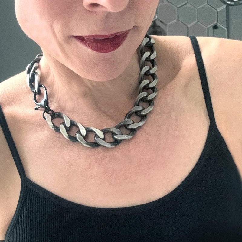 Big Chain Necklace - Etsy