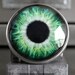 Realistic Eyeball Pin Button 6 Colors Available Grey Green Aqua Blue ...