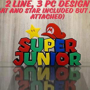 Custom Mario Name Sign Plate for Nursery Kids Room Game Room Mario ...