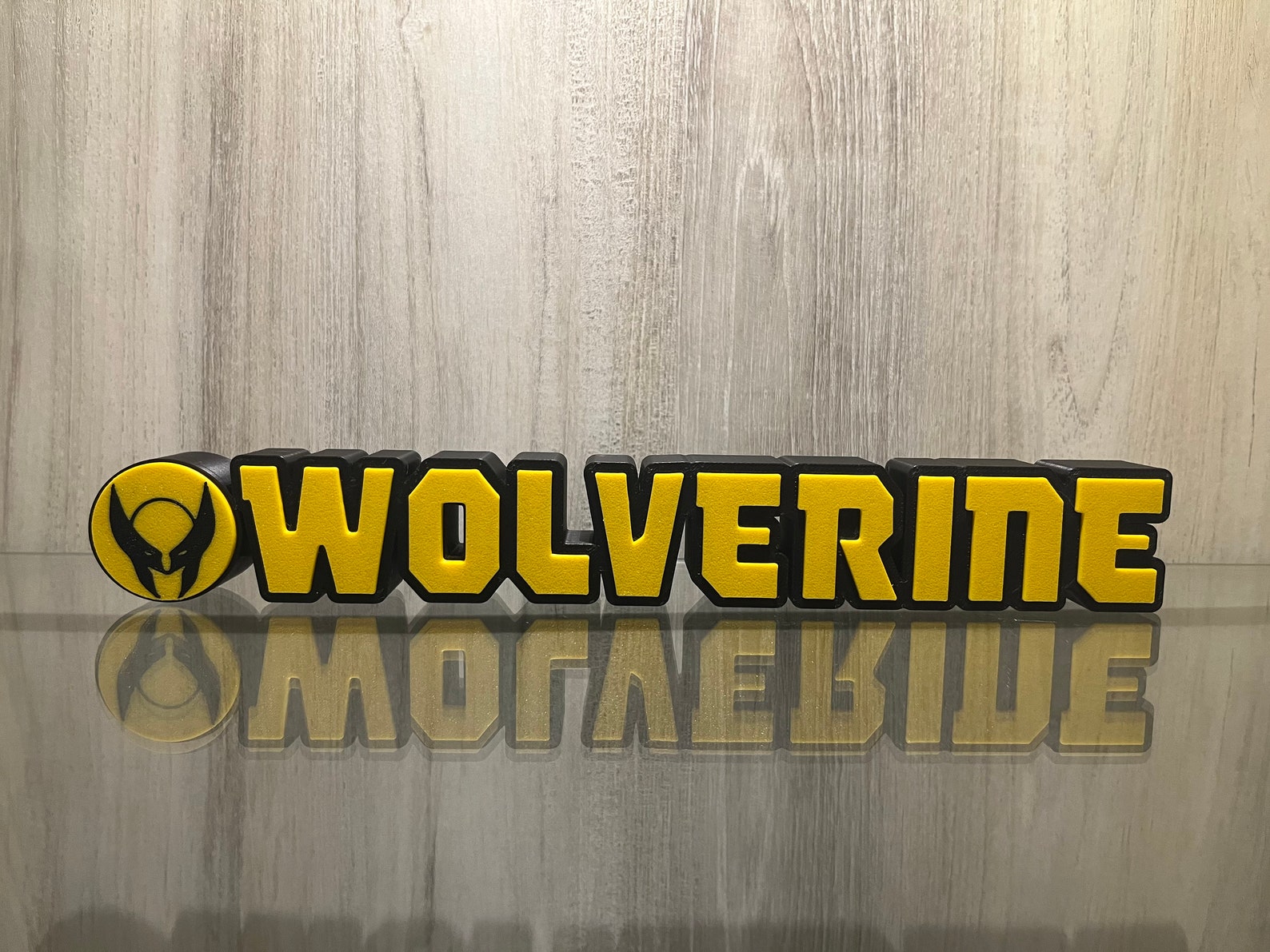 Deadpool Name Plate Sign Wolverine Sign Name Custom Name Plates Marvel ...