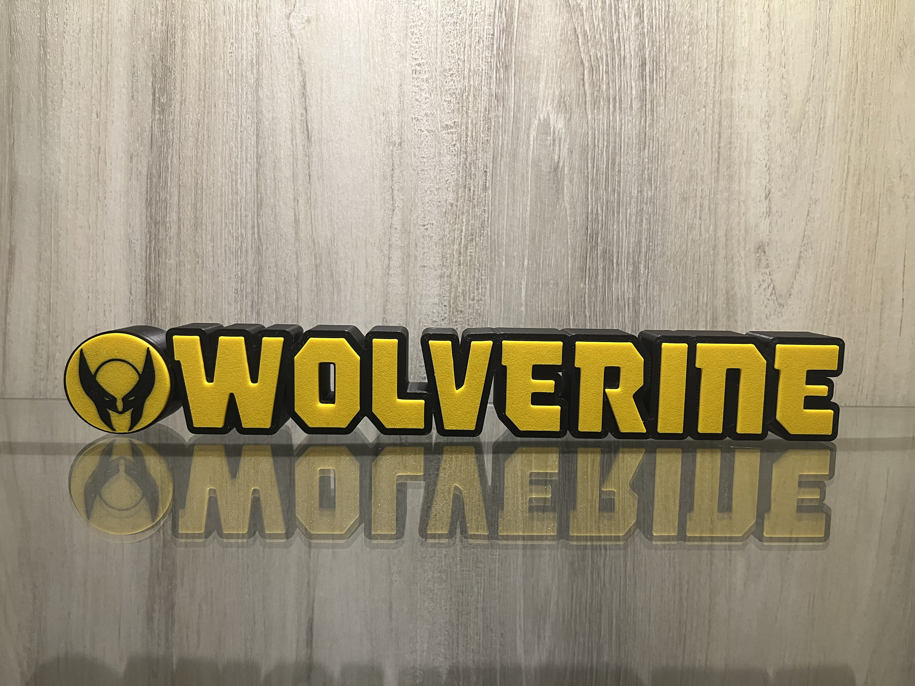 Deadpool Name Plate Sign Wolverine Sign Name Custom Name Plates Marvel ...