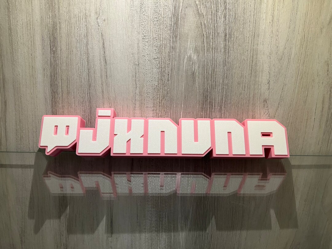 Personalized Twitch Name Plate Gaming Name Twitch Gaming Decor Gaming ...