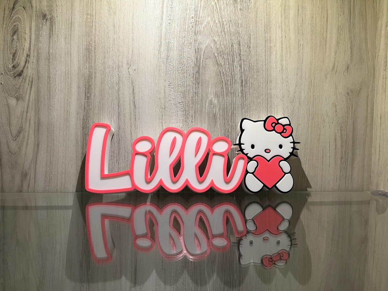 Cute Kitty Name Plate Kitty Decor Sign Custom Personalized Kitty Name ...
