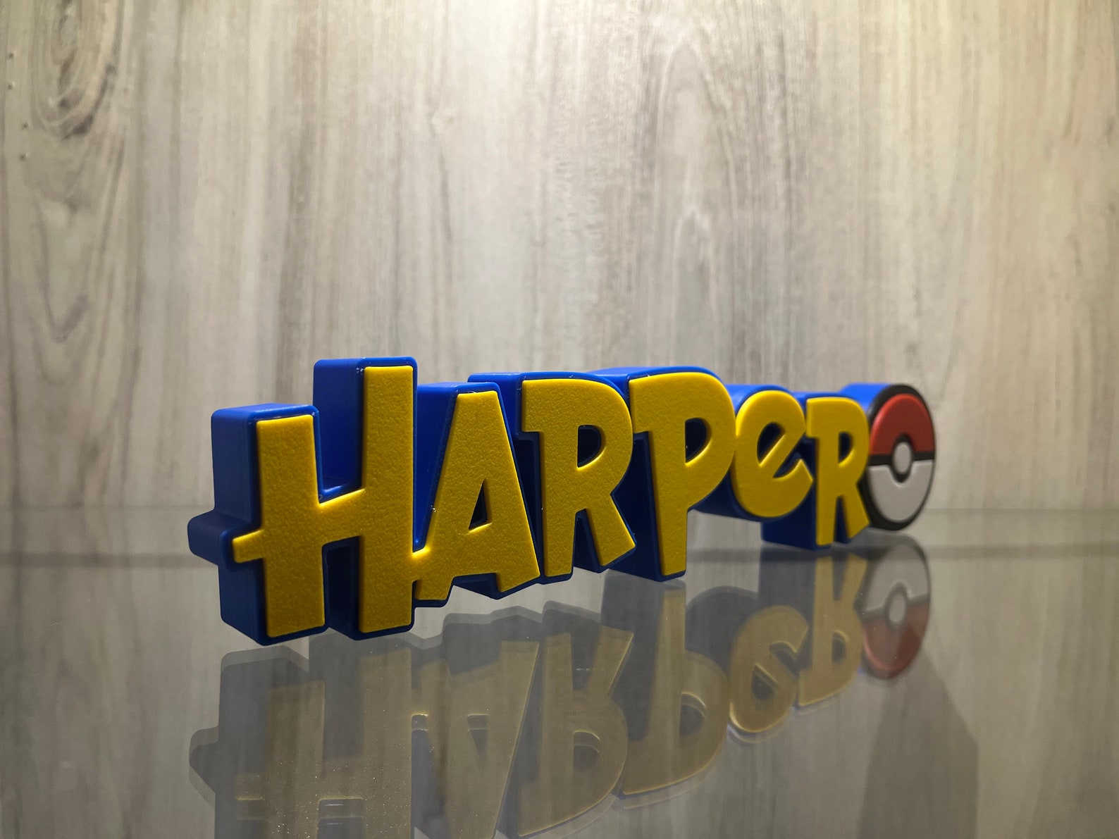 Pokemon Style Name Plate for Him for Her Game Name Plate Gamer Pokemon ...