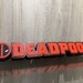 Deadpool Name Plate Sign Wolverine Sign Name Custom Name Plates Marvel ...