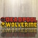 Deadpool Name Plate Sign Wolverine Sign Name Custom Name Plates Marvel ...