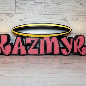 Brat Style Name Plate Sign Kids Room Gamer Room Nursery Sign Christmas ...