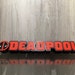 Deadpool Name Plate Sign Wolverine Sign Name Custom Name Plates Marvel ...
