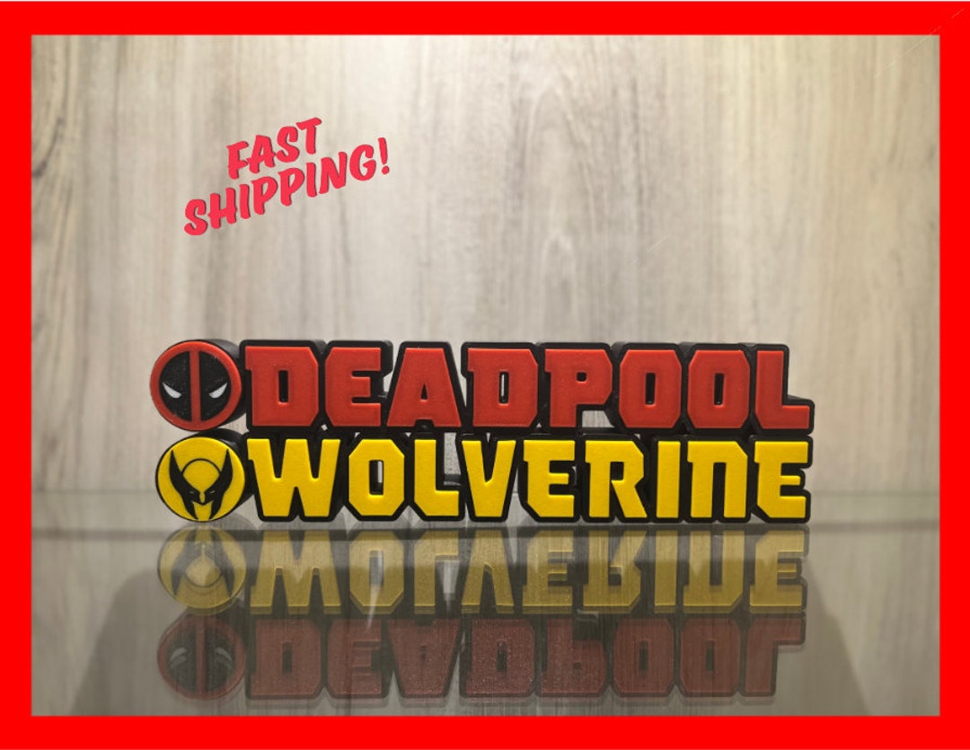Personalized Deadpool Name Plate Sign Wolverine Sign Name Custom Name ...