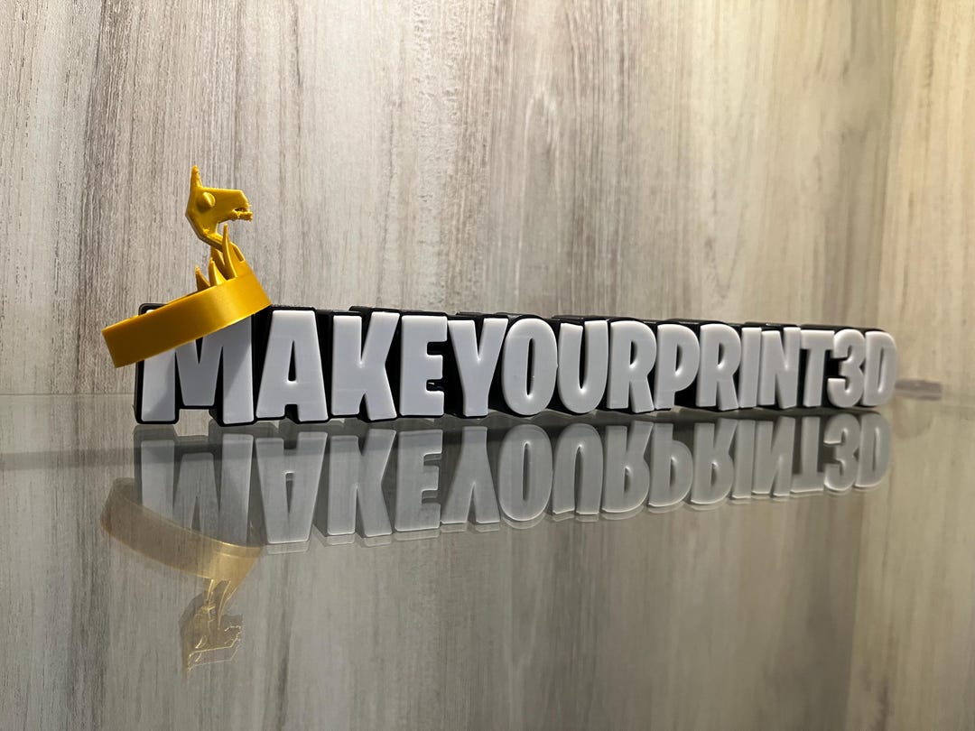 Fort Name Battle Royale Style Name Plate Personalized Custom 3D ...