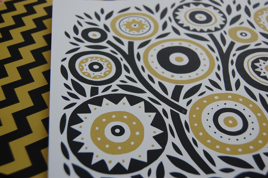 Tree of Life Silkscreen Print / Screenprint / Limited Edition Print ...