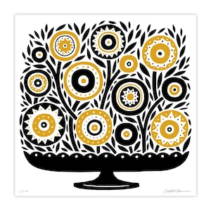 Tree of Life Silkscreen Print / Screenprint / Limited Edition Print ...