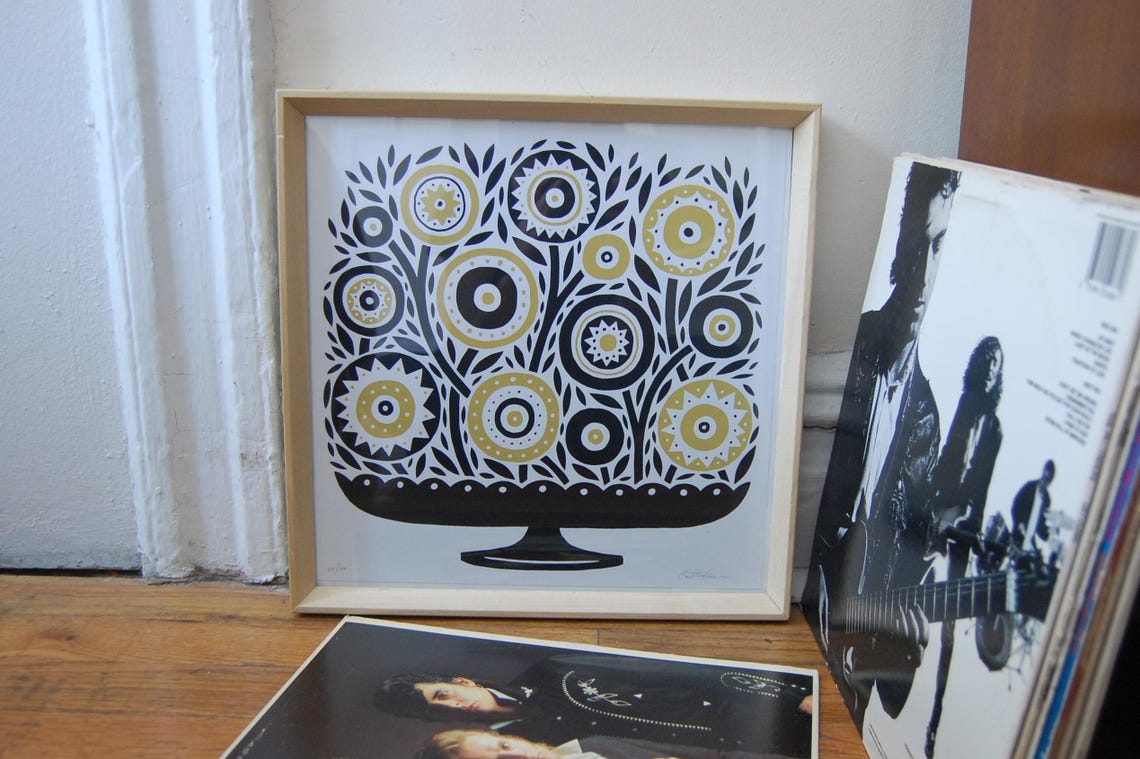 Tree of Life Silkscreen Print / Screenprint / Limited Edition Print ...