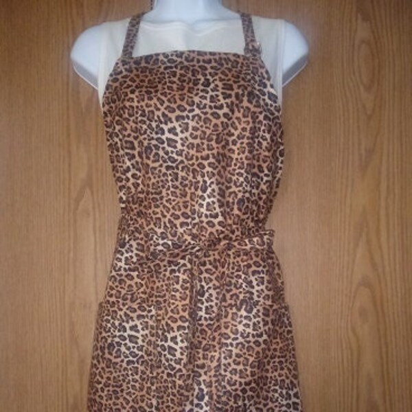 Leopard Apron - Etsy