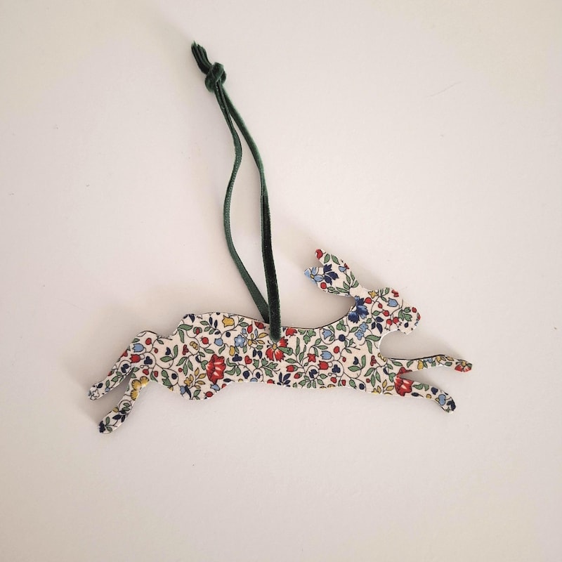 Liberty Hanging Rabbit - Etsy UK