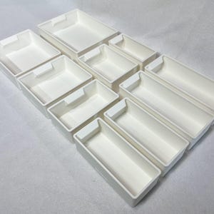 IKEA Alex Drawer Organizer Label Maker Design Set of Bins Custom-sized ...