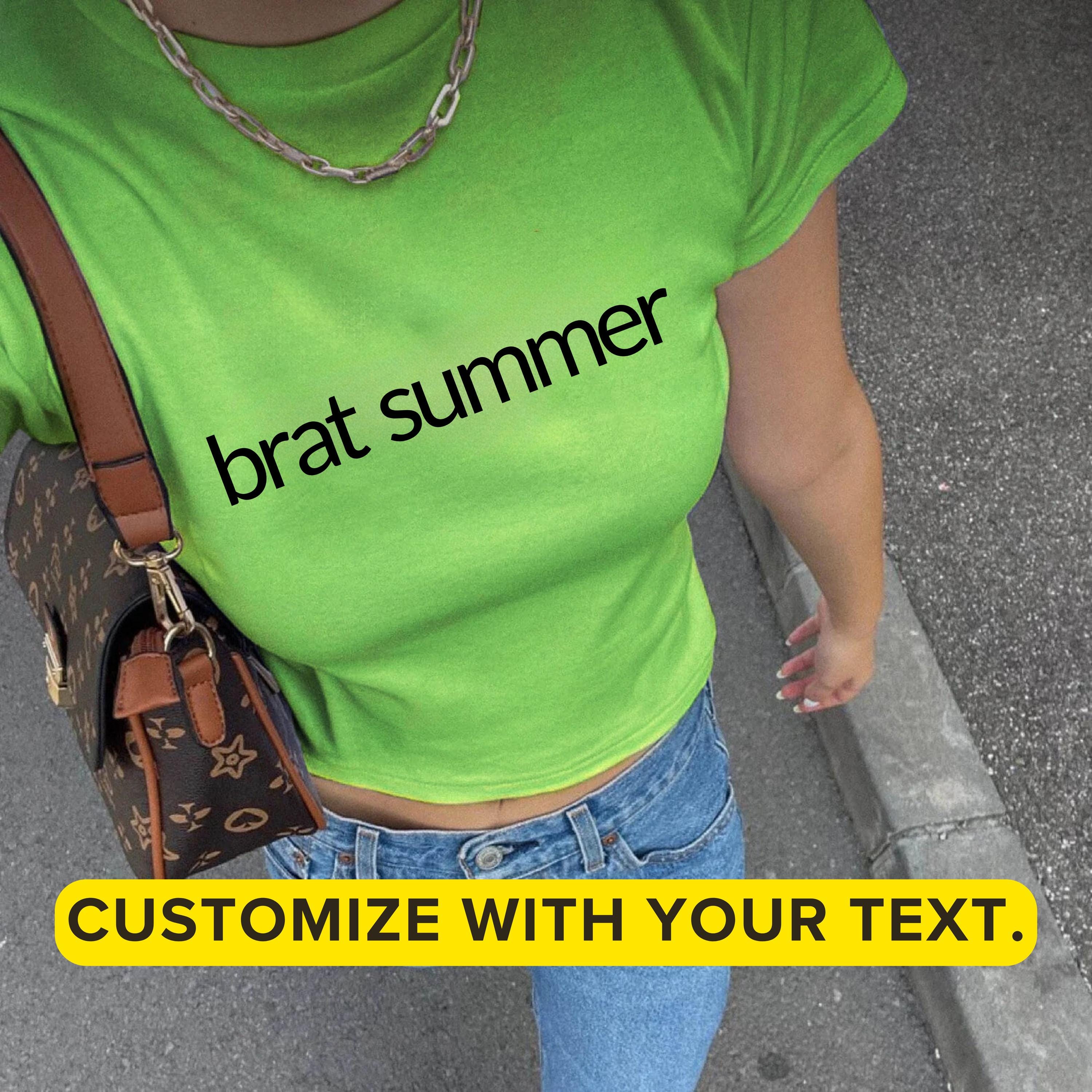 I'm so Julia Y2K Personalized Baby Tee, Baby Tee, BRAT Summer Shirt ...