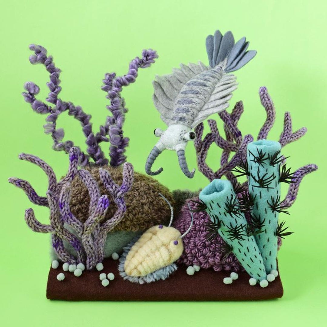 Print: Ancient Sea Creature Diorama - Anomalocaris - Photo Poster Wall ...