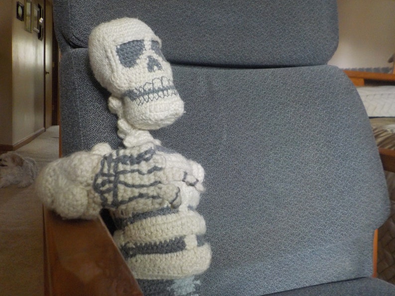 Crocheted Skeleton - Skully Bob, Handmade Original Design. Great ...