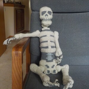 Crocheted Skeleton - Skully Bob, Handmade Original Design. Great ...