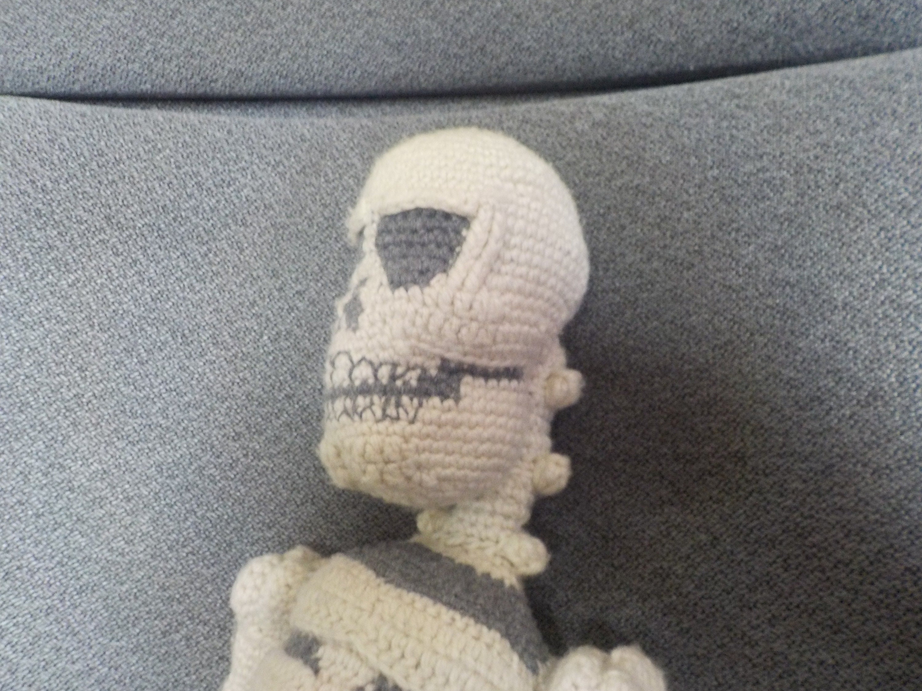 Crocheted Skeleton - Skully Bob, Handmade Original Design. Great ...